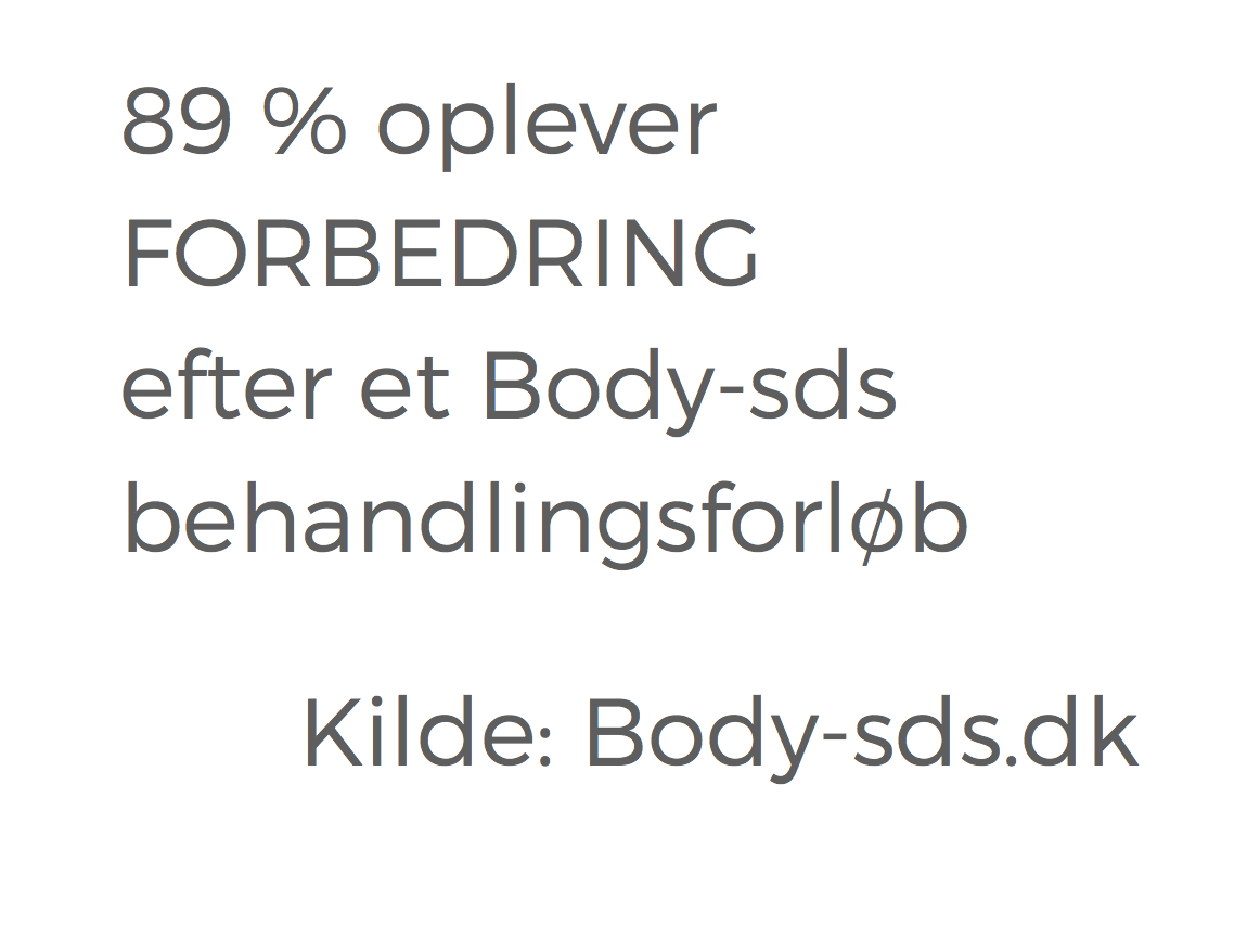 Body-sds - Behandling og træning, der gør dig glad i kroppen